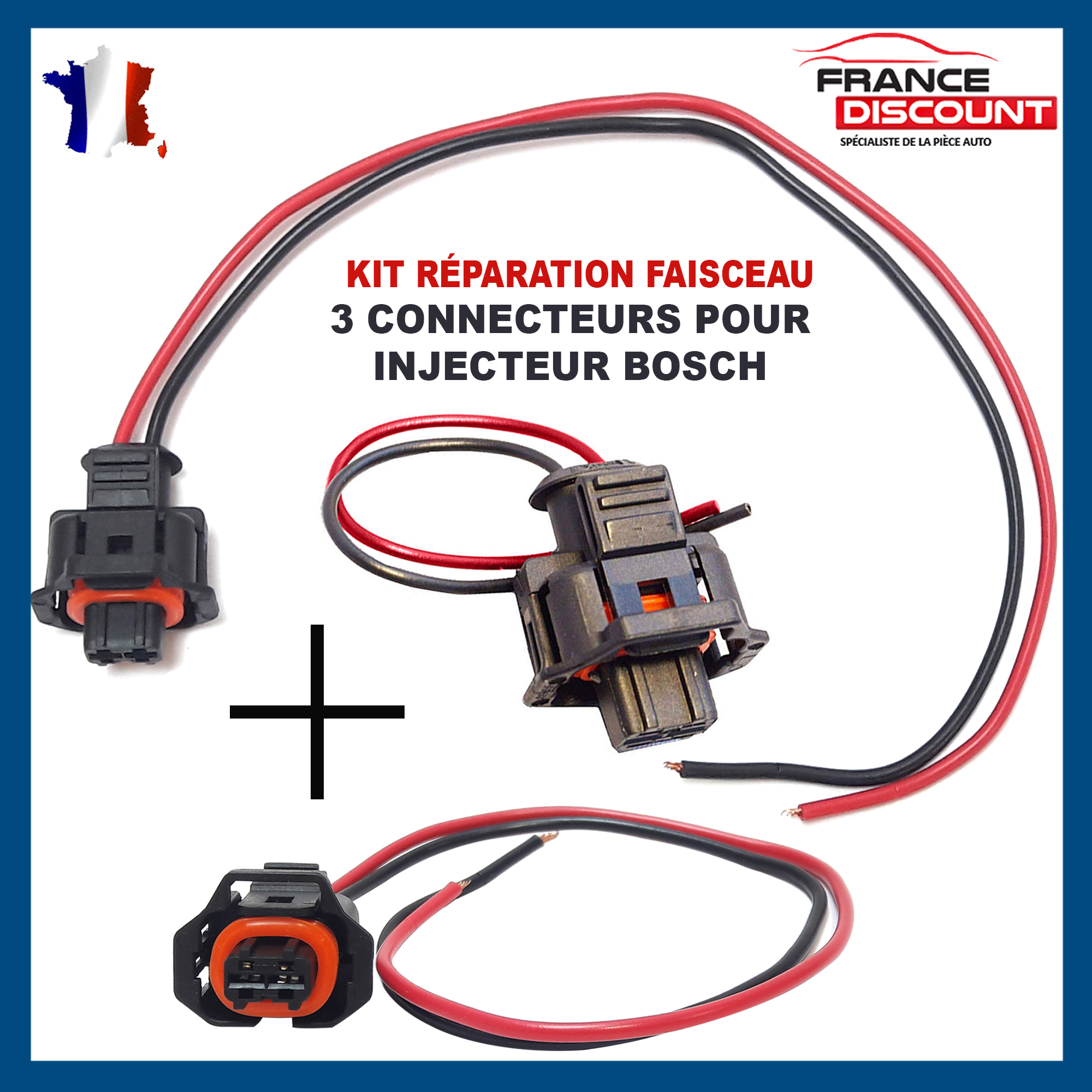 Composants électriques KIT DE REPARATION CONNECTEUR INJECTEUR BOSCH ...